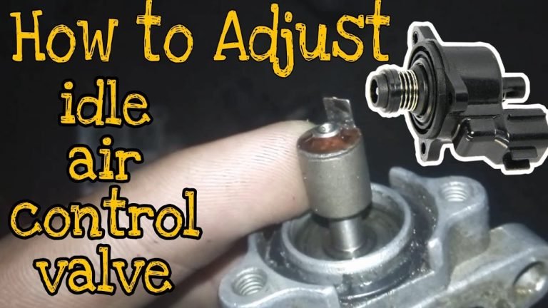 How to Adjust Idle Air Control Valve Honda