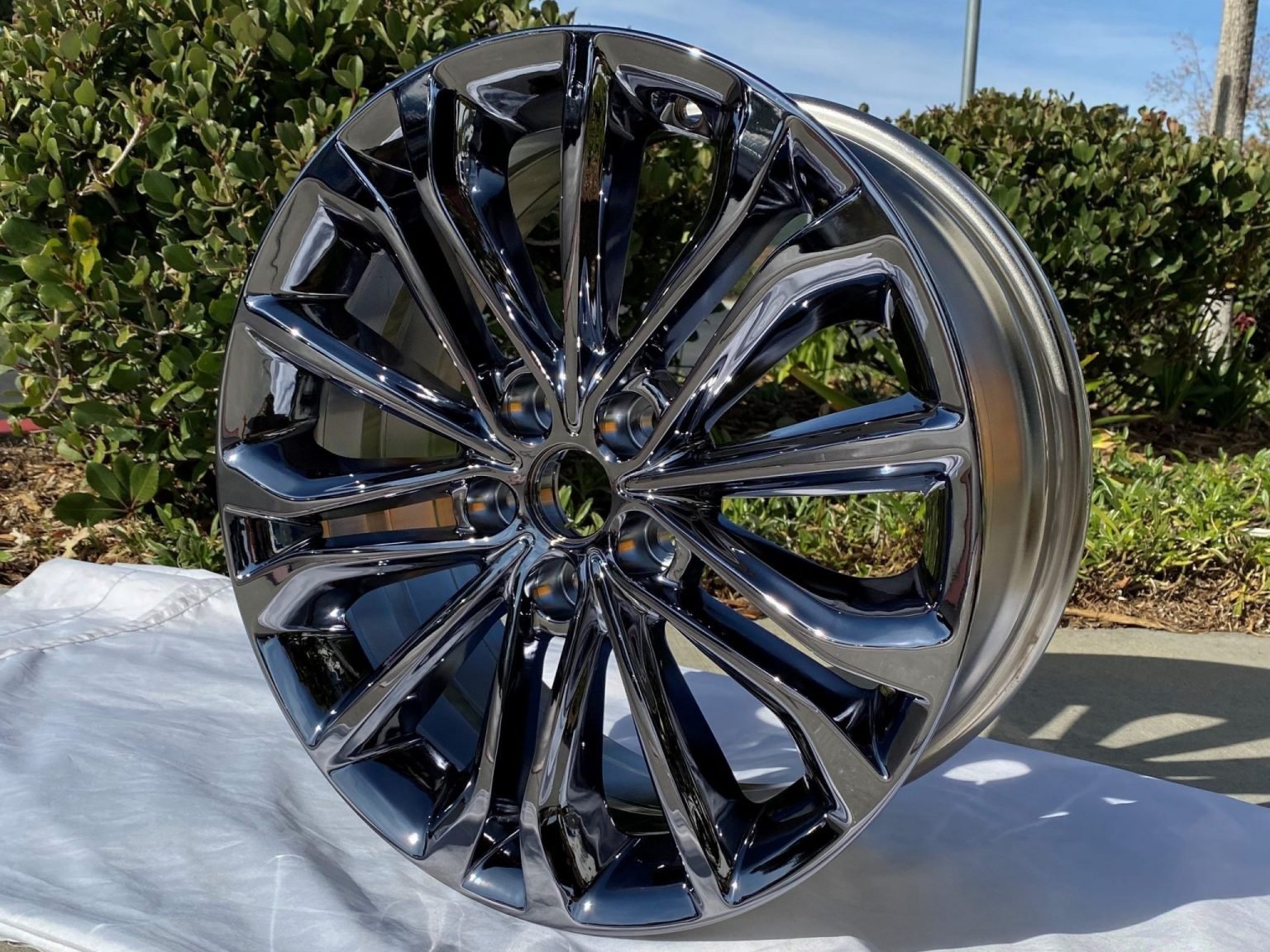 How to Black Chrome Rims