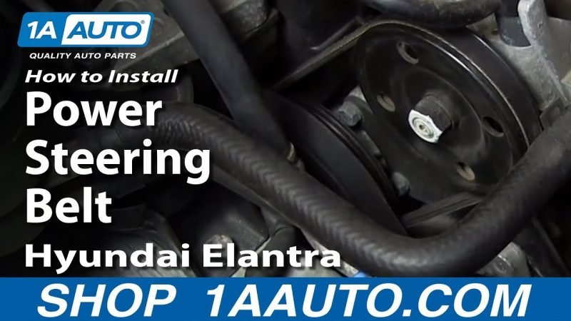 Replace Power Steering Belt